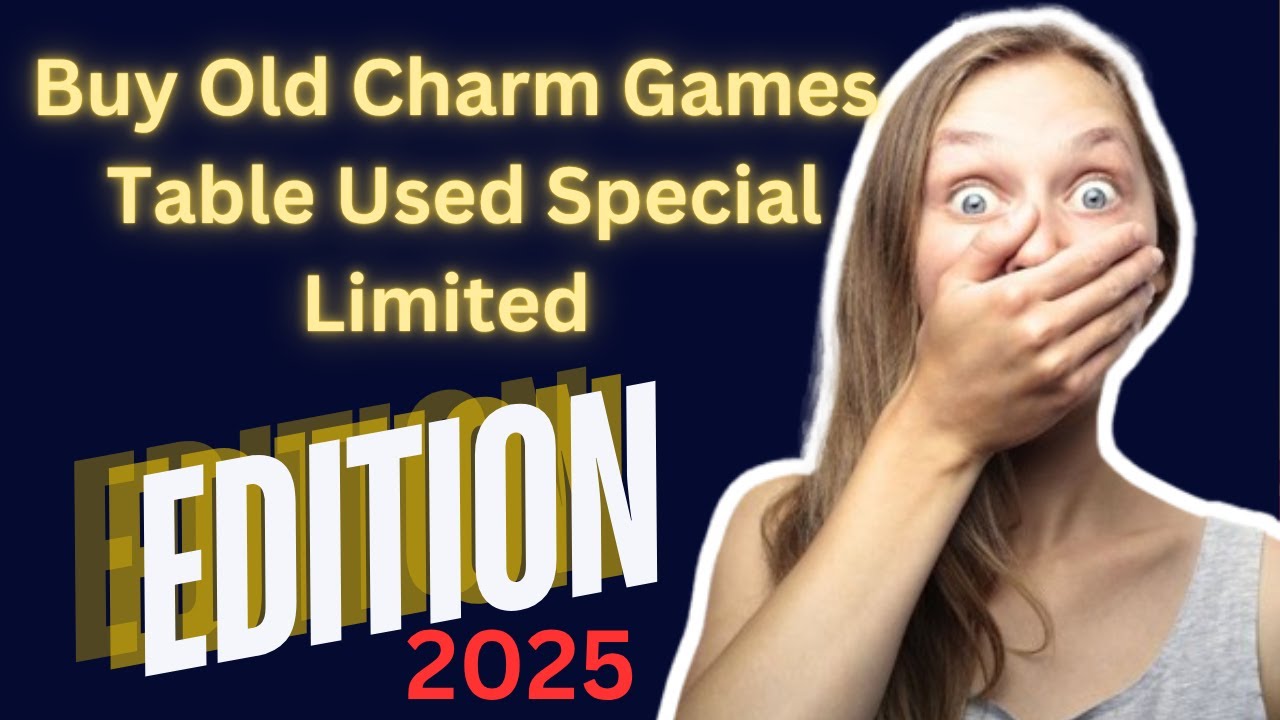 Buy Old Charm Games Table Used Special Limited Edition - YouTube