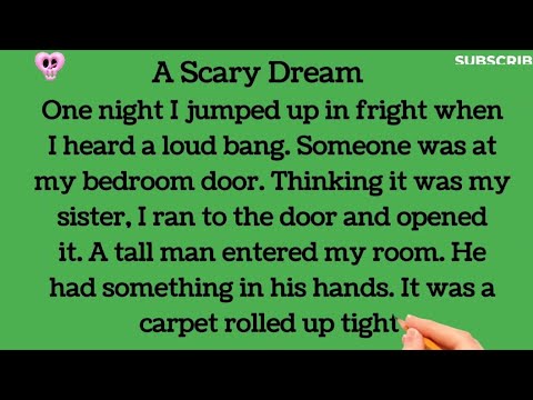 A Scary dream! English Story Learning Practice! English learning story ...