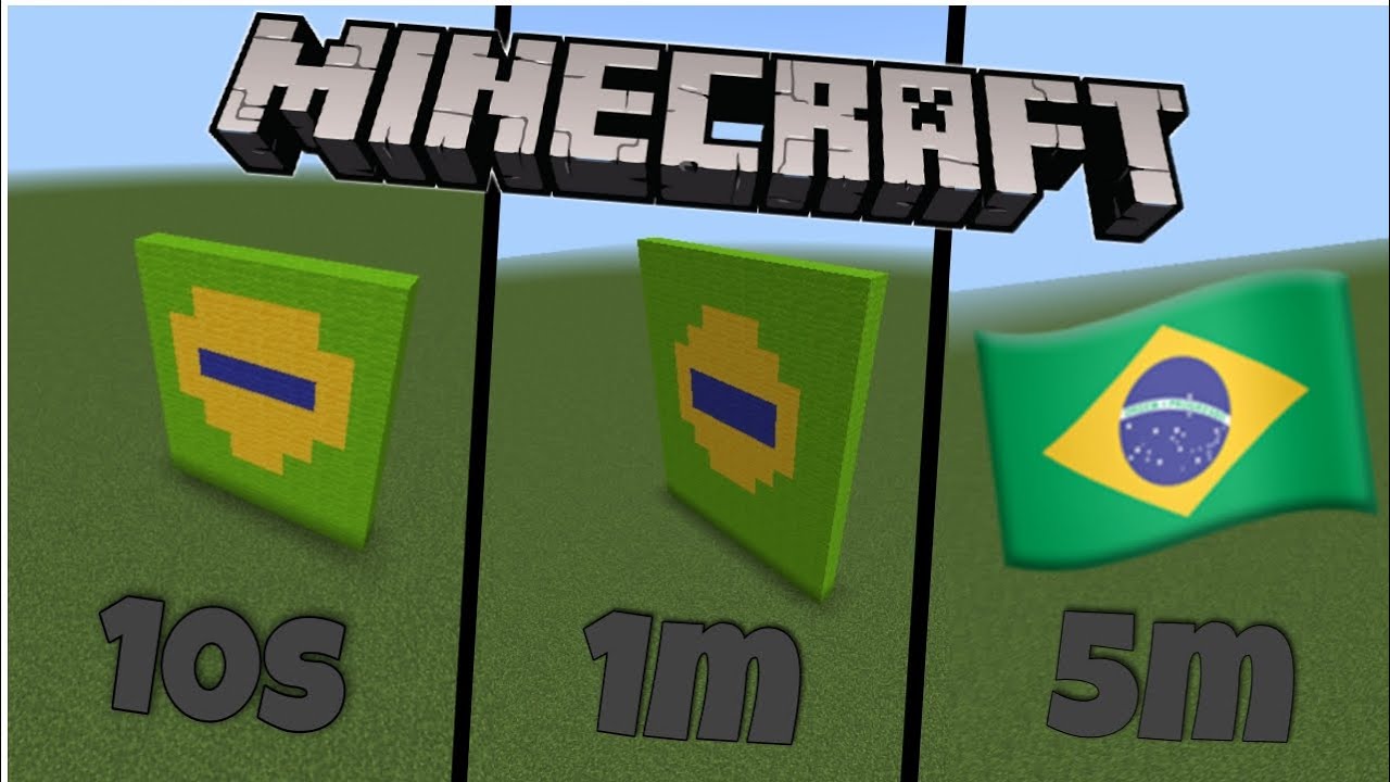 FIZ BANDEIRAS DO BRASIL DE 10 SEGUNDOS, 1 MINUTO E 5 MINUTOS ...