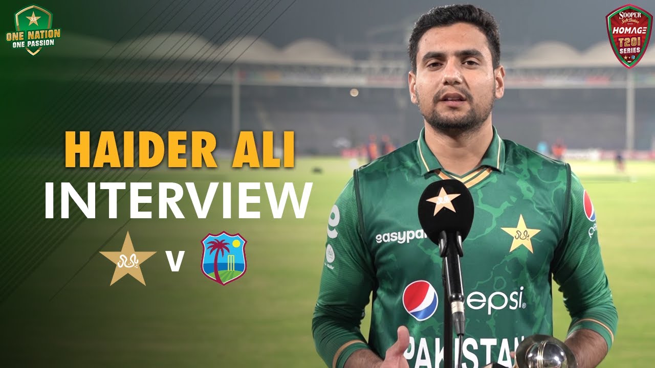 Haider Ali Interview | Pakistan vs West Indies | 1st T20I 2021 | PCB ...