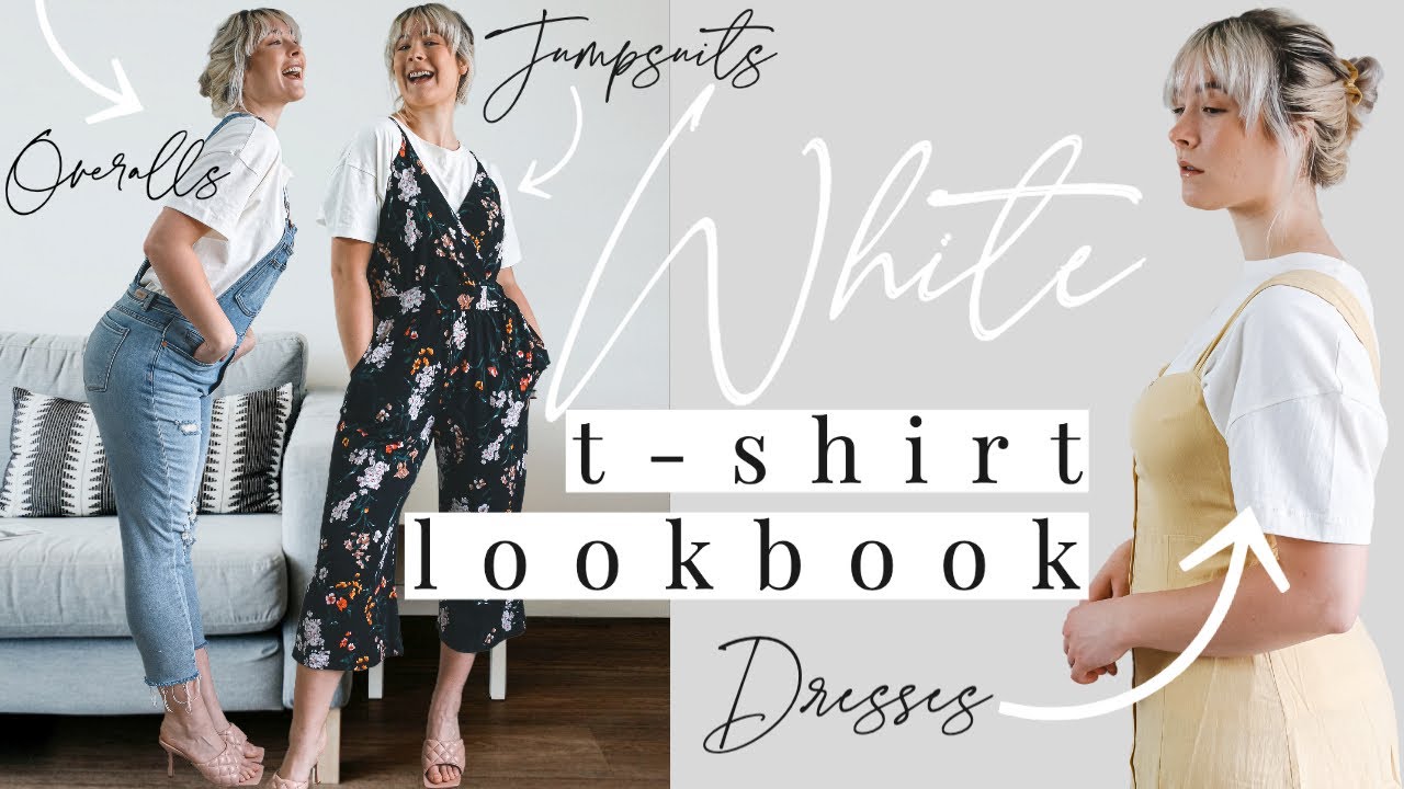 HOW TO STYLE A BASIC WHITE T-SHIRT (FOR THE SPRING) | BASIC WHITE T ...