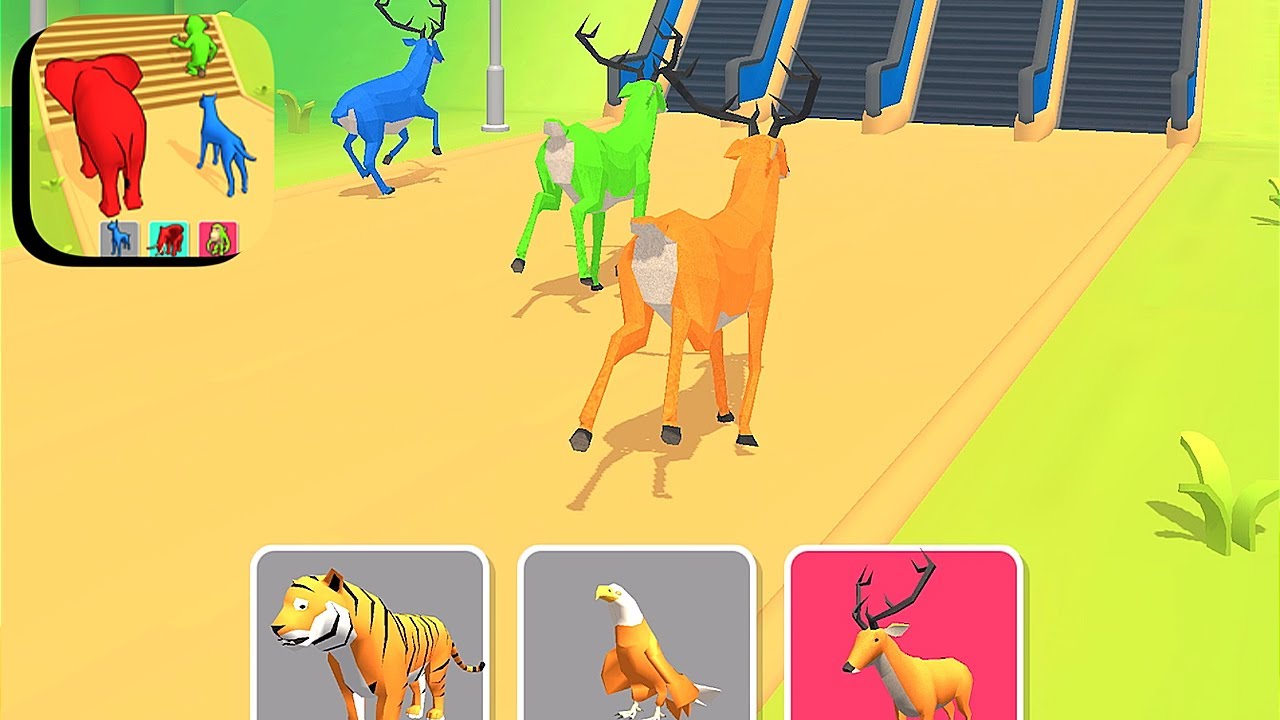 Animal Shape Shifting - All Levels Gameplay Android,ios (Part 4) - YouTube