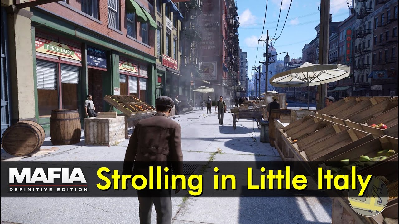 Little Italy Stroll | Mafia: Definitive Edition - YouTube