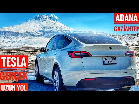 TESLA MODEL Y GERÇEK UZUN YOL | NELER YEDİK? | ADANA-GAZİANTEP’E GİTTİK VLOG