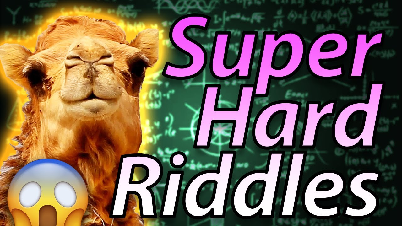 Super Hard Riddles - YouTube