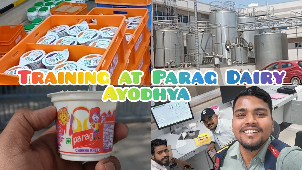 RAWE - First Day of 21 Weeks Training at Parag Dairy Manufacturing ...