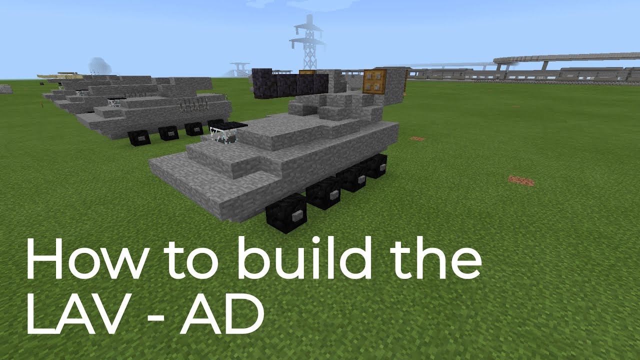 Minecraft tutorial - How to build the LAV - AD - YouTube