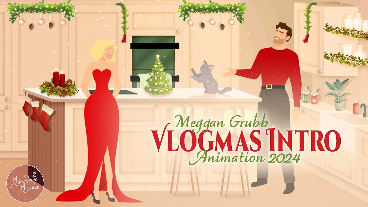 Magical Christmas Animation - Meggan Grubb (Vlogmas 2024) - YouTube