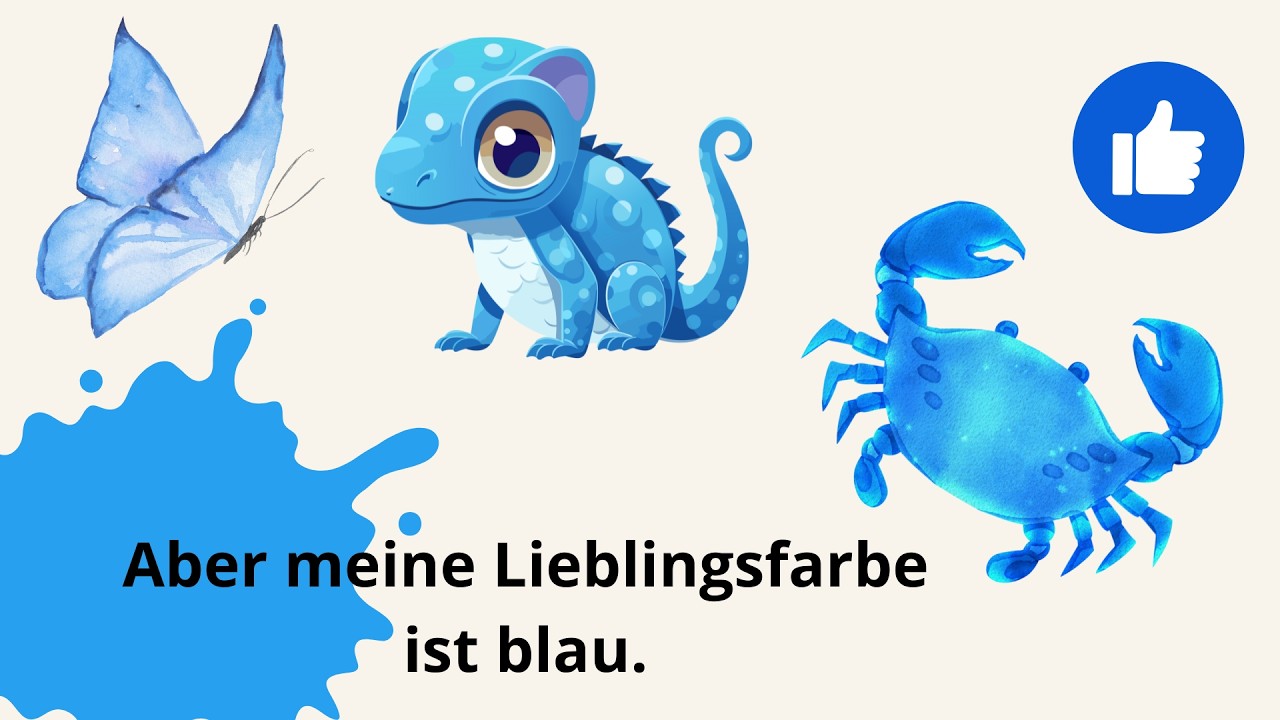 Meine Lieblingsfarbe - Kinderlieder #lieder #song #songs # ...