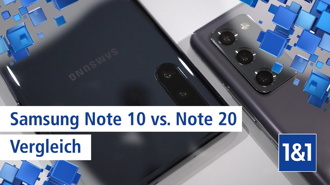 Vergleich: Samsung Galaxy Note 10 vs. Galaxy Note 20 - YouTube