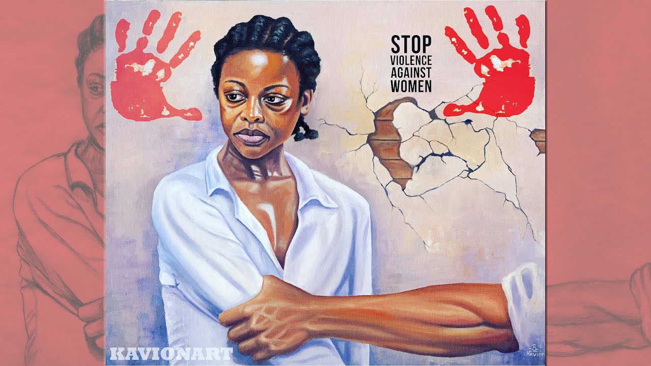 Violence Against Women Painting 725 Violence Against Woman Drawing