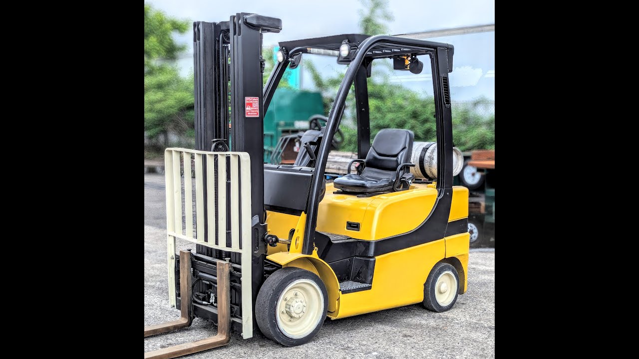 2013 Yale Forklift New Engine 5,000 lb Capacity Reconditioned - YouTube