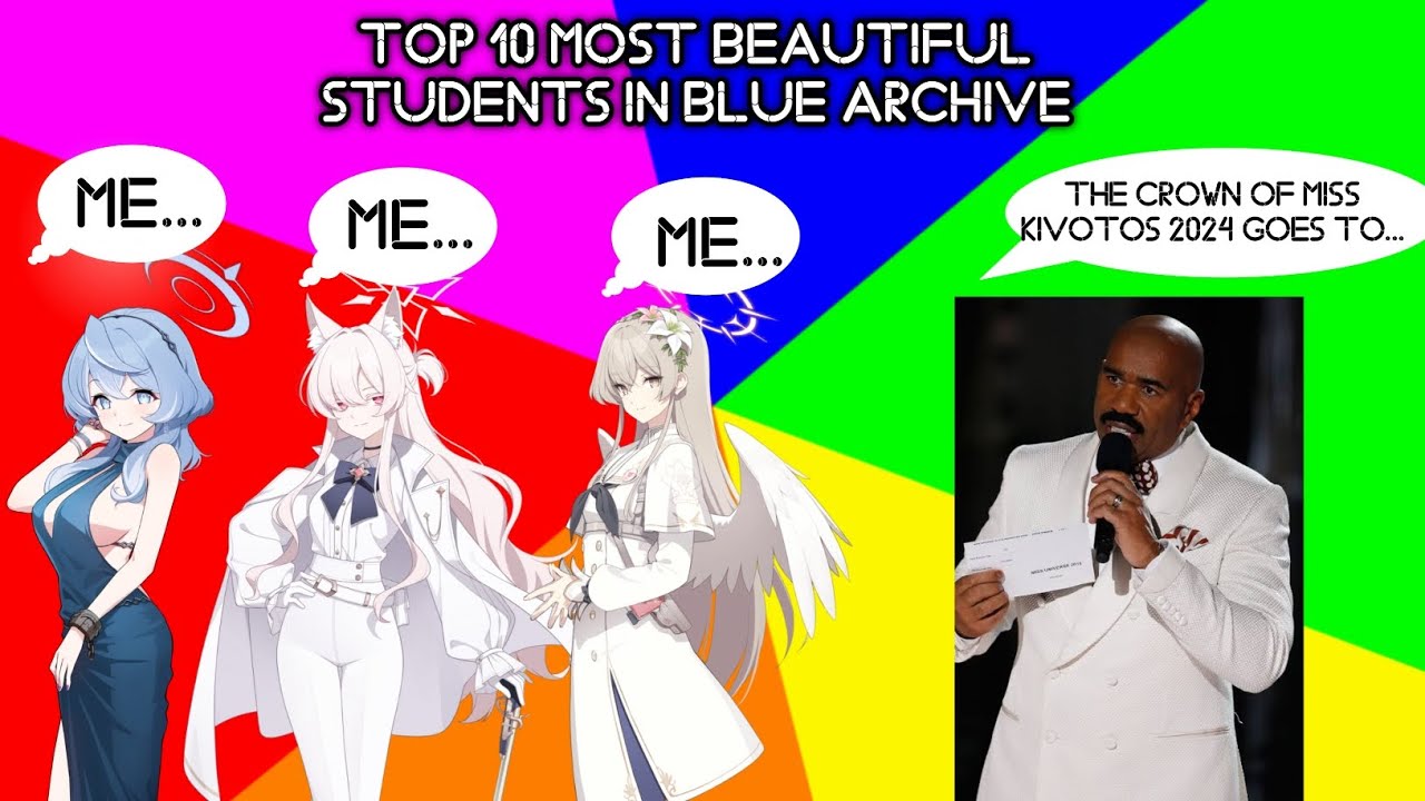 Top 10 Most Beautiful Students in Blue Archive - Blue Archive Analysis ...