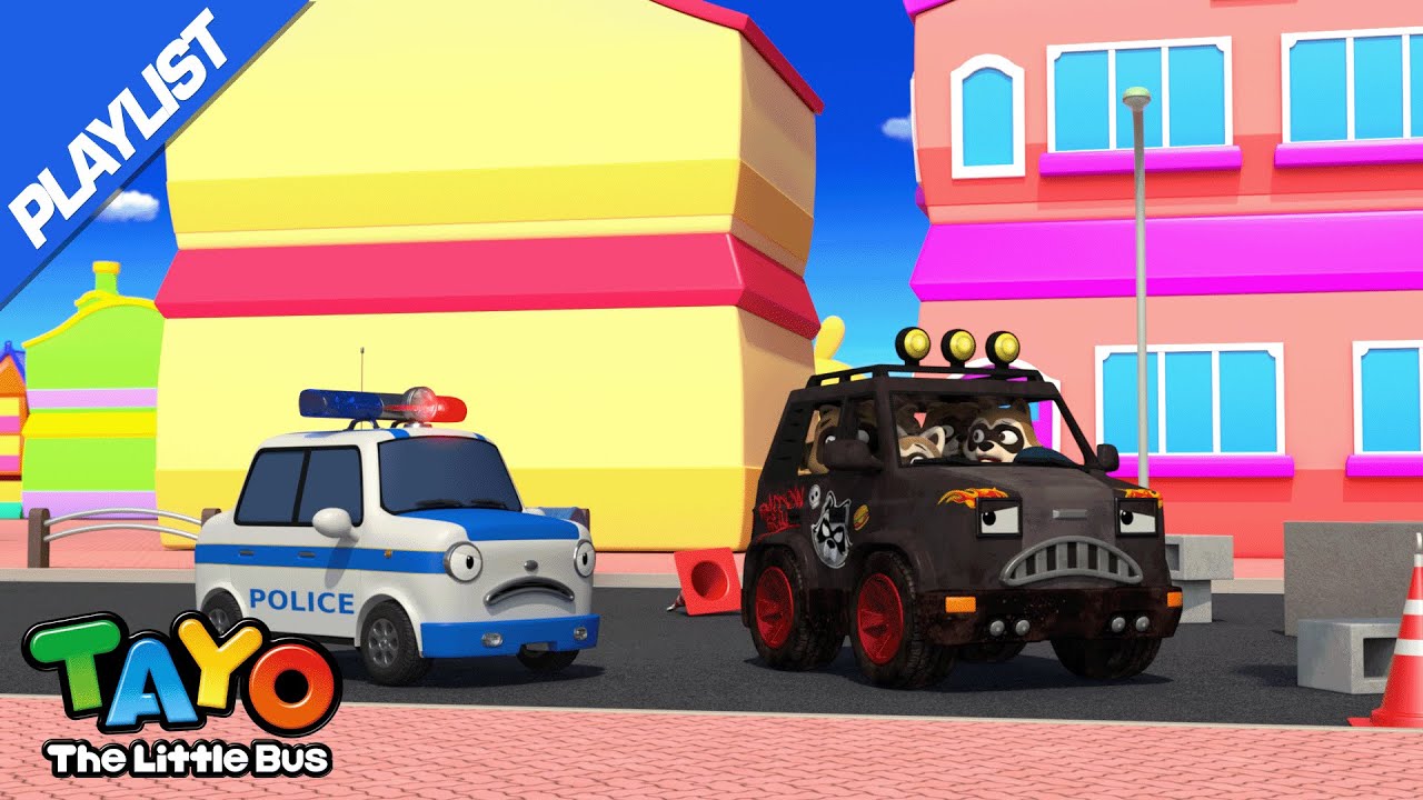 [PLAYLIST] #TAYO | The Bad Car is Arrested | Tayo song for kids - YouTube