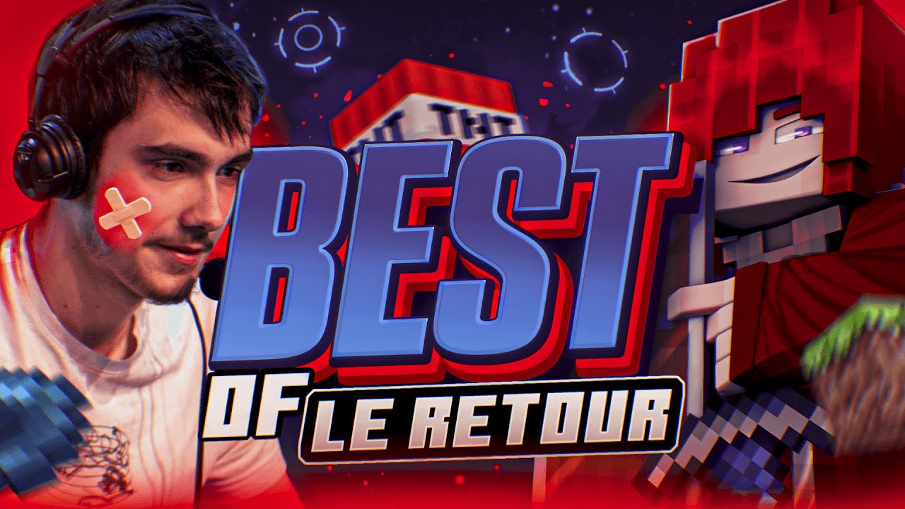 BEST OF STREAM RETOUR #01 LE MEILLEUR (et pire..) JOUEUR DE MINECRAFT 😂 ...