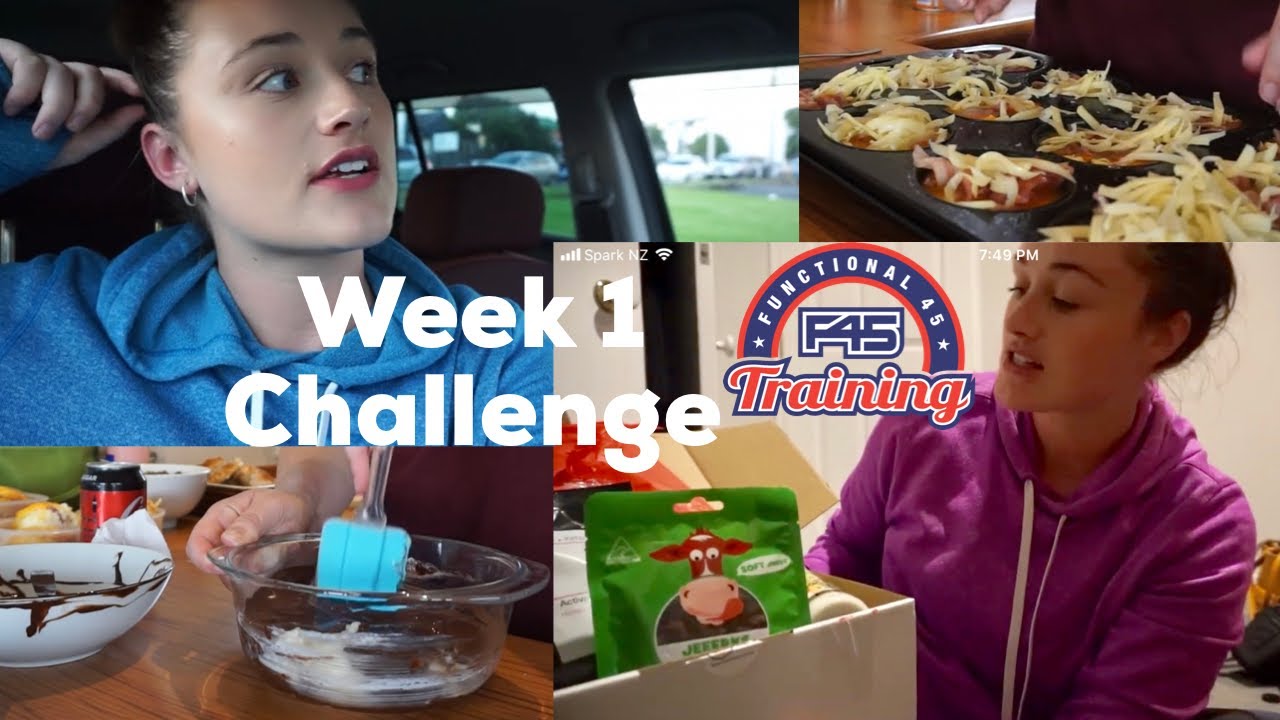 F45 Challenge Week 1 | Meal Prep, Keto Food Haul, First Body Scan ...