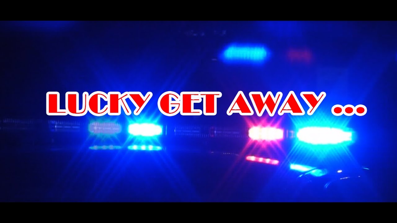 Lucky get away.. - YouTube