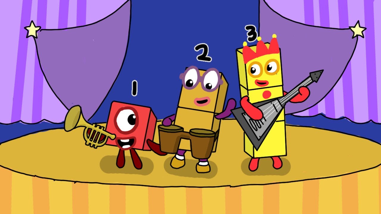 Numberblocks Learn to Play Instruments! 🎵 (Amazing Music ...