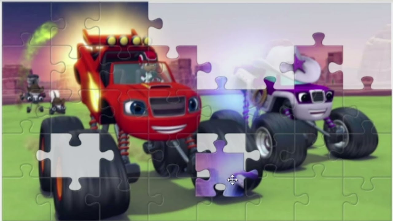 Blaze and the monster machines puzzle games for kids Puzzles games ...