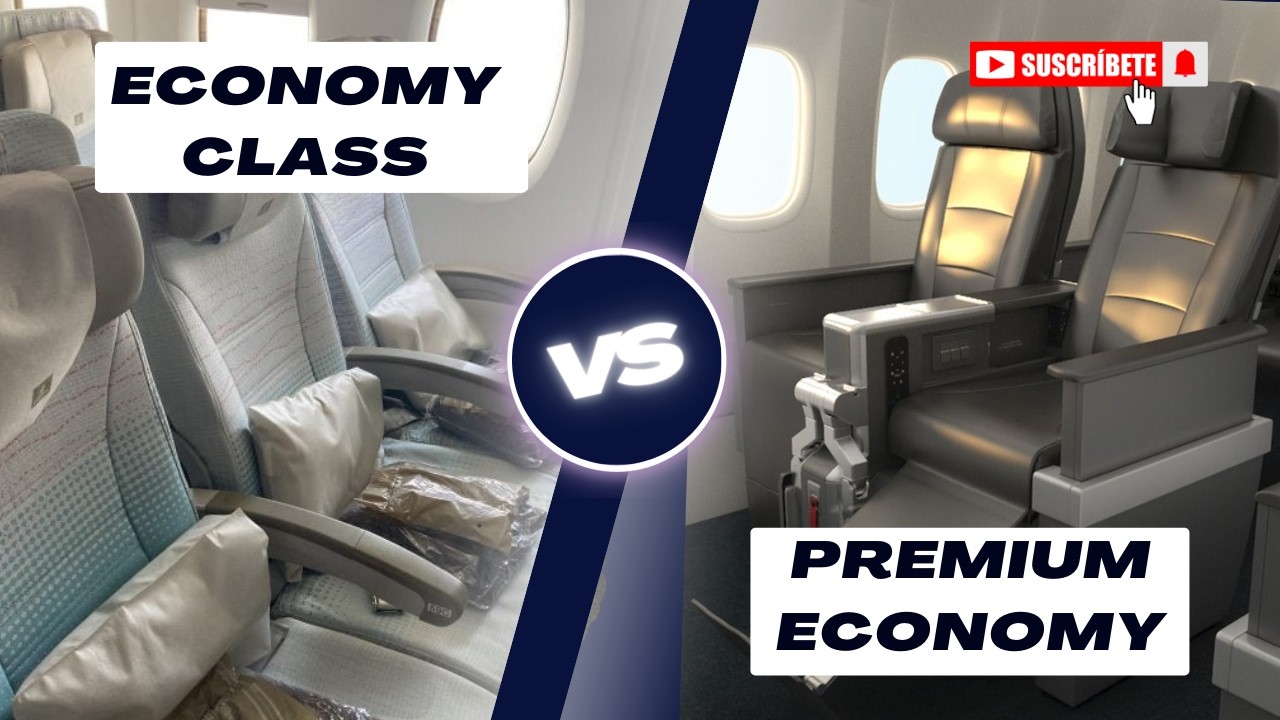 Economy Class vs Premium Economy Class - YouTube