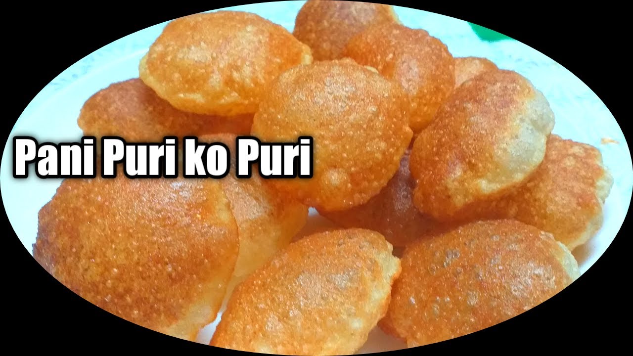 Pani puri ko Puri recipe|पानीपुरी|Perfect and crispy poori recipe ...