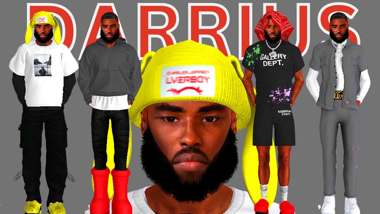 The Sims 4 CAS | THE BEST Realist Alpha Male CC Lookbook | CC Links ...