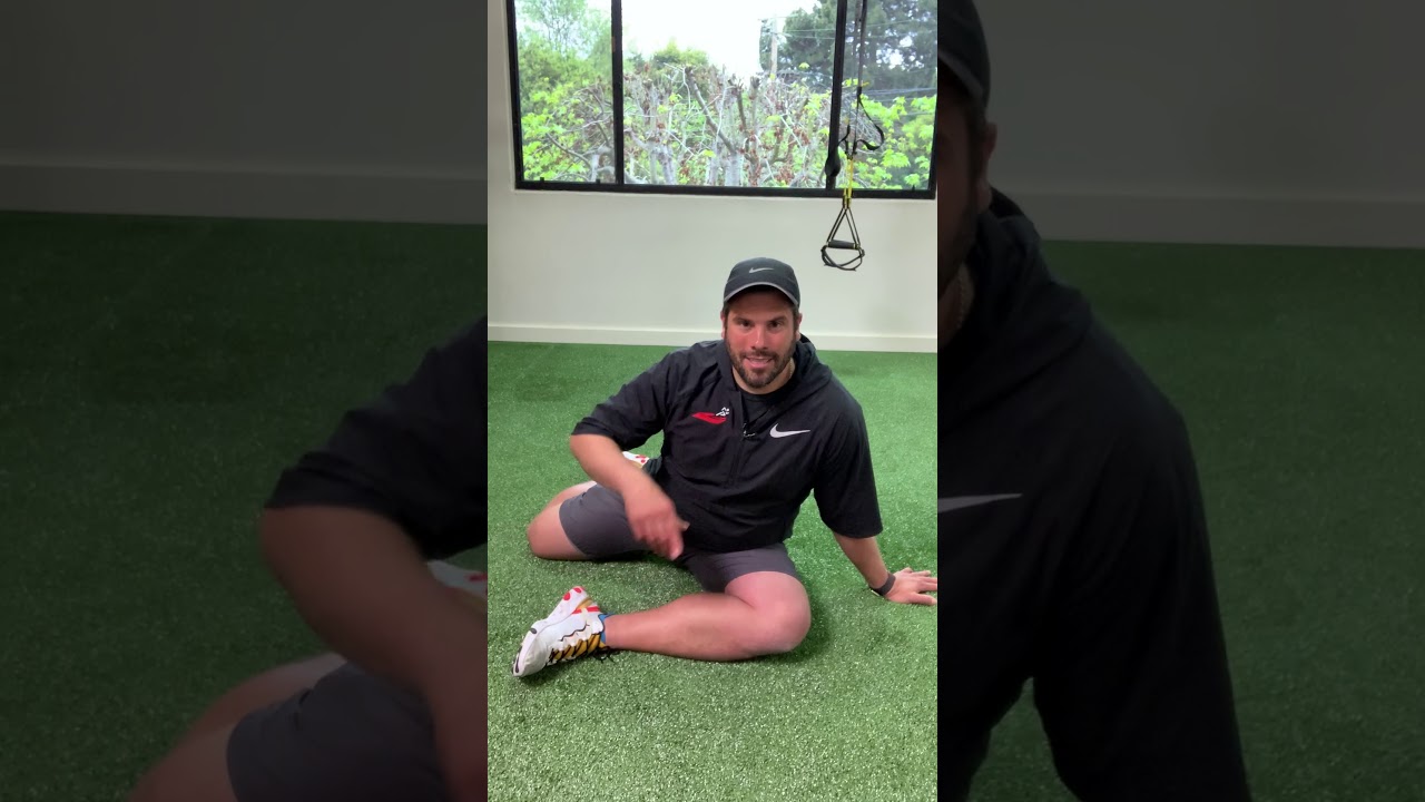 Hip external rotation pails rails mobility work in 90 90 position - YouTube
