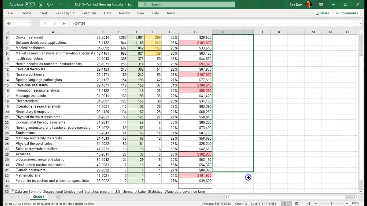 ITE-115 Excel Project Part 1 - YouTube