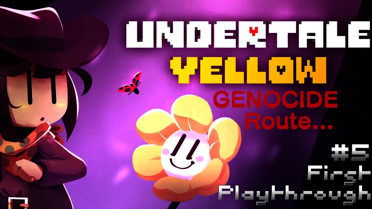 The Beginning of the End: Genocide 💛Undertale Yellow Blind First ...