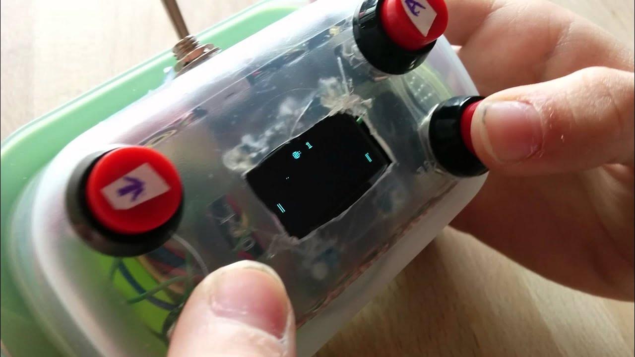 Arduino based DIY game console - YouTube