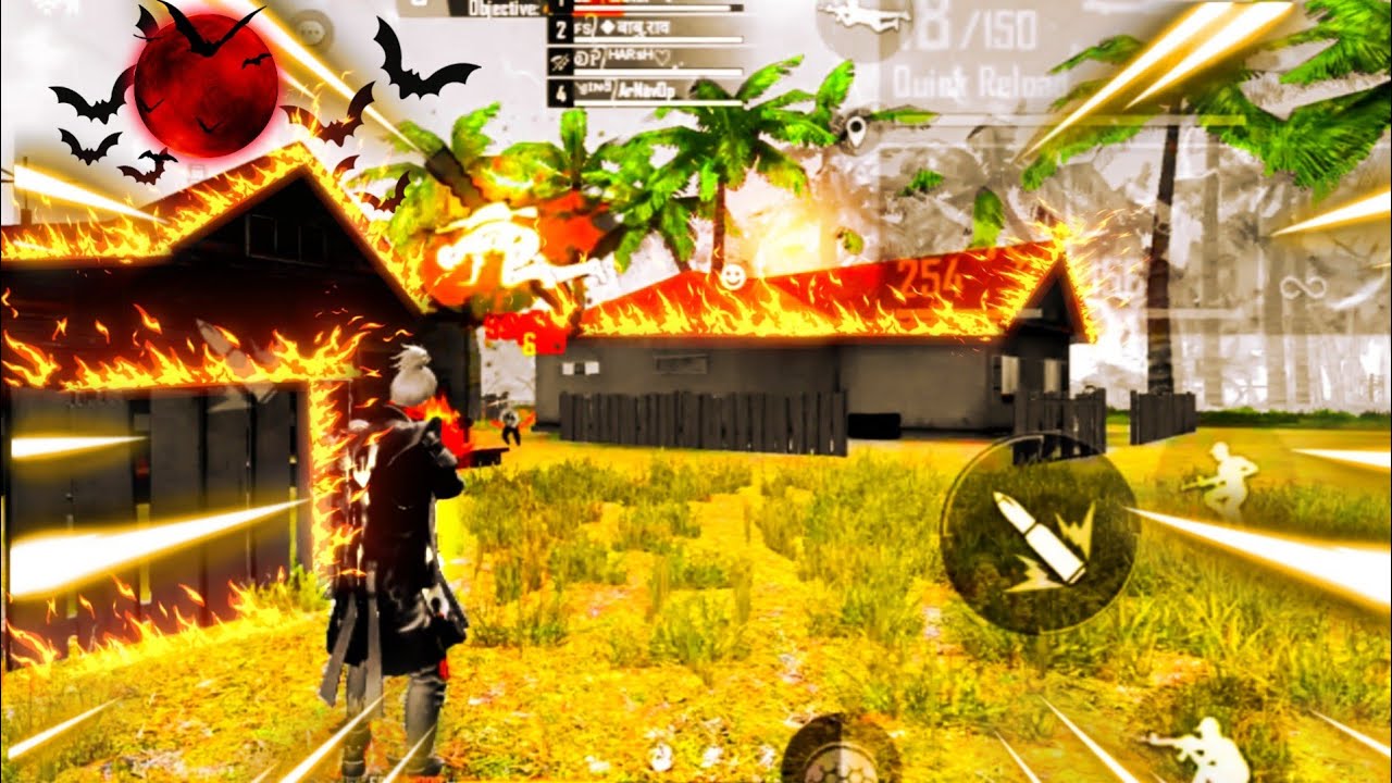 Free fire Headshot status|Free Fire attitude status|free fire status ...