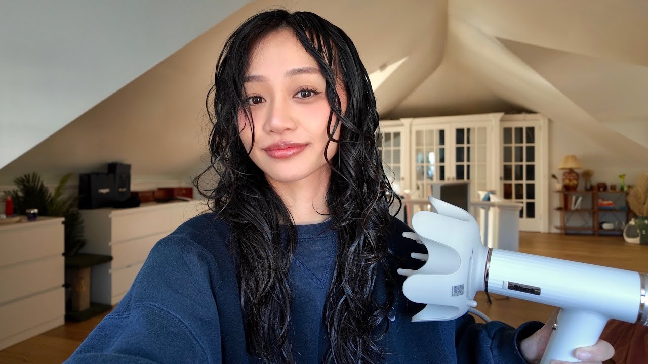 Quick and EASY Wavy hair routine for beginners - YouTube