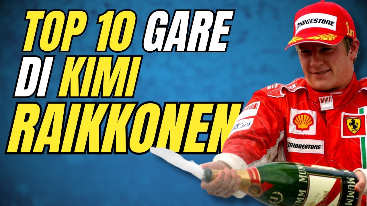 LE 10 MIGLIORI GARE DI KIMI RAIKKONEN - YouTube
