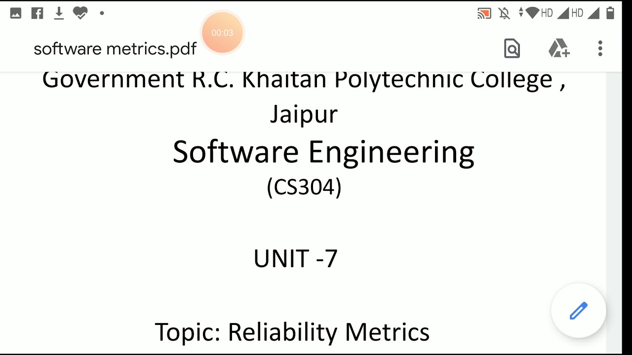 Realibility Metrics In Software Engineering YouTube Realibility Metrics In Software Engineering YouTube