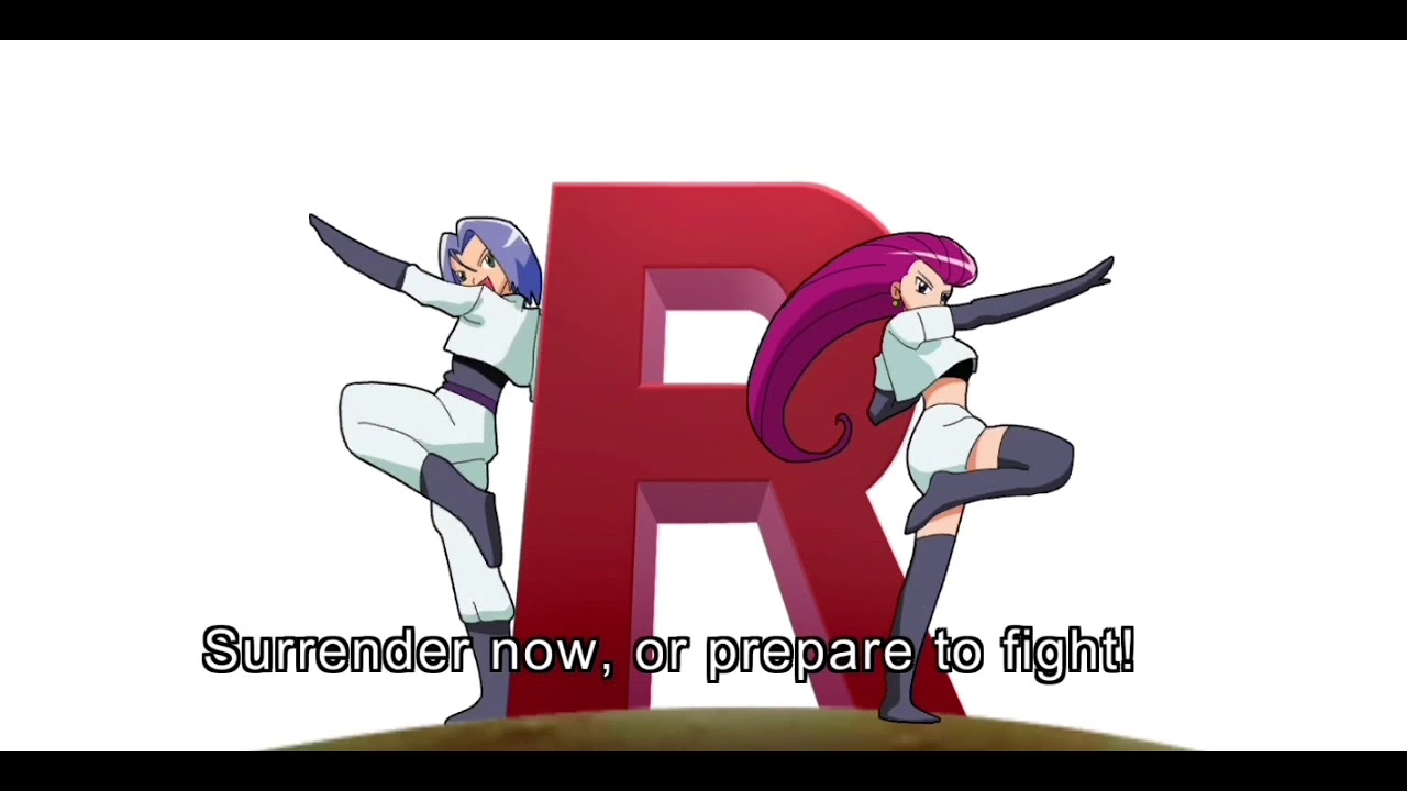 Team Rocket dialogue / motto in monster of glory - YouTube