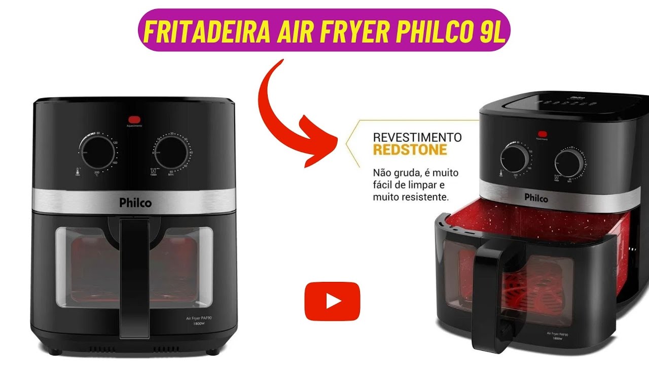 AGORA O LANÇAMENTO É DA PHILCO / Fritadeira Air Fryer Philco 9L 1800W ...