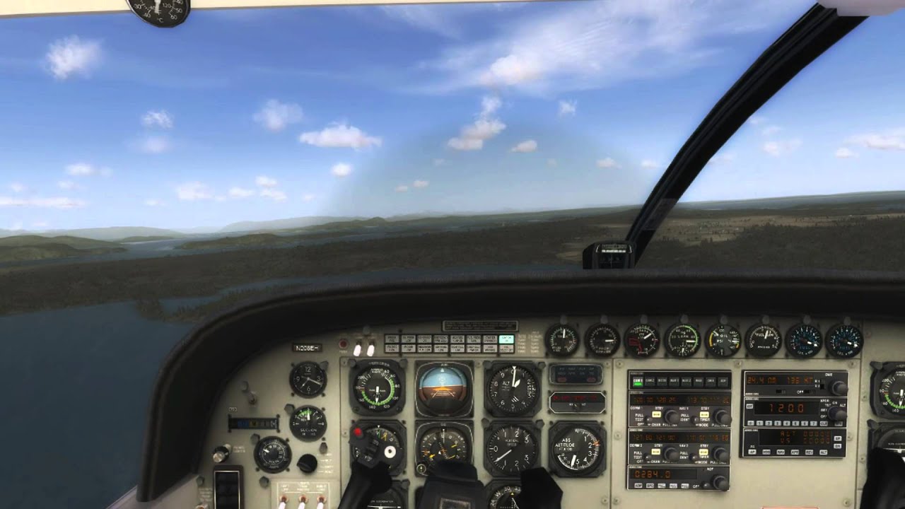 Test video of FSX with no addons but a little editing - YouTube