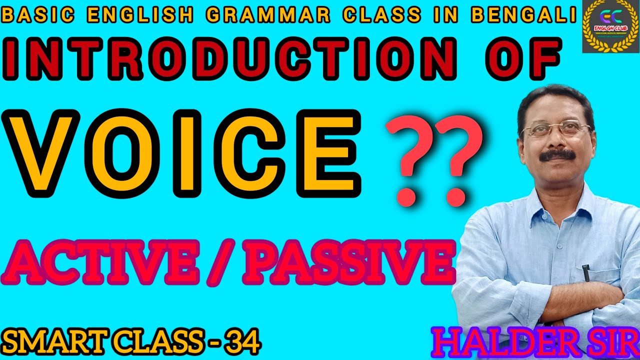 "INTRODUCTION OF VOICE"|Basic English Grammar for Beginners|English by ...