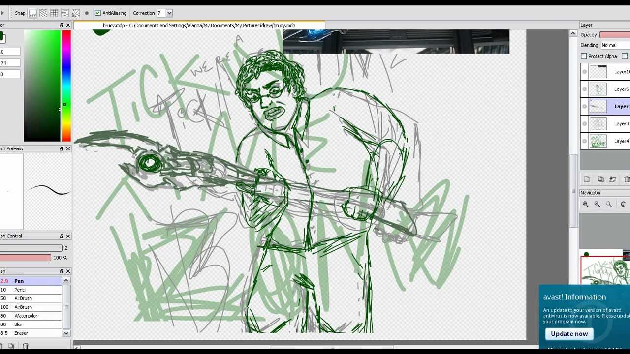 drawing bruce banner - YouTube