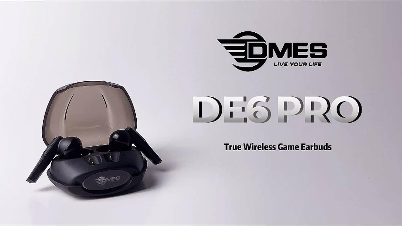How to Connect Dmes DE6 Pro True Wireless Games Earbuds - YouTube
