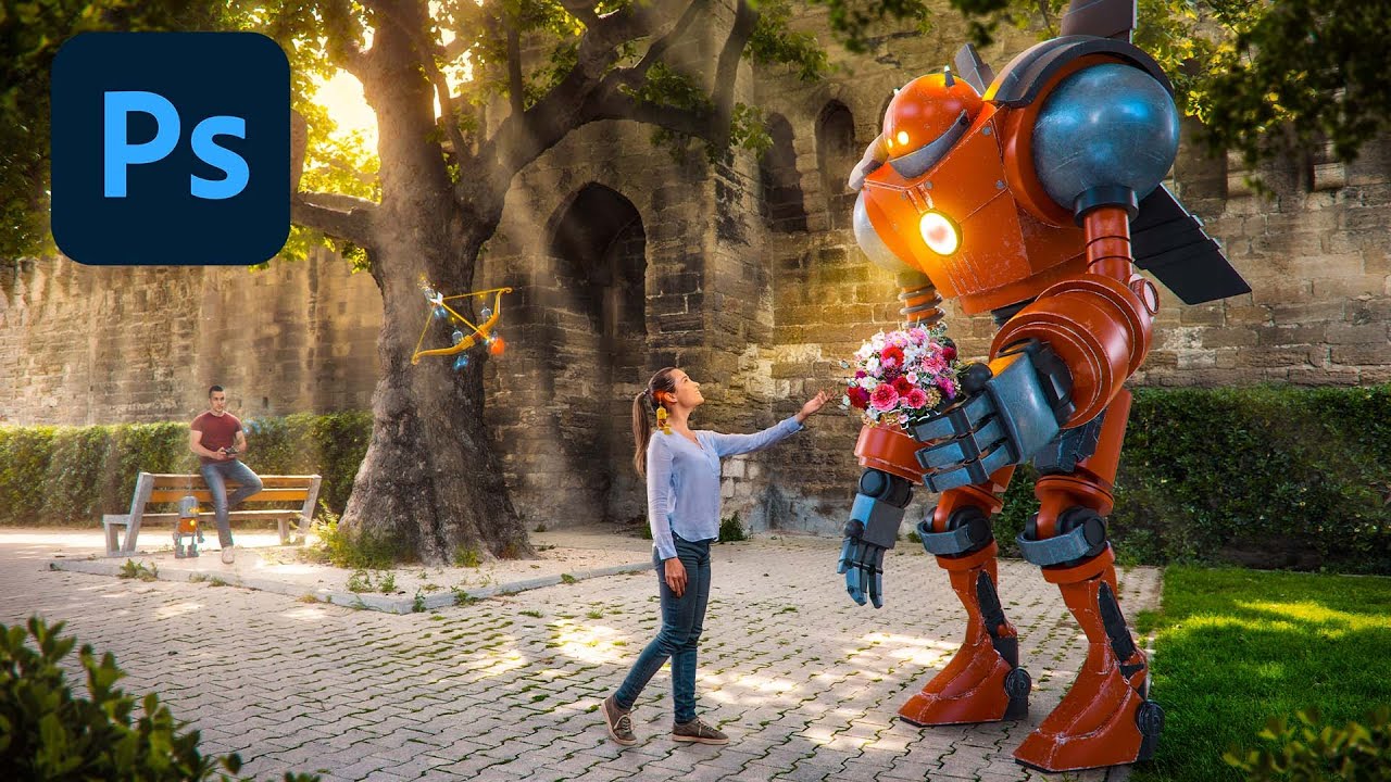 Robot Love Story | Photo manipulation - YouTube