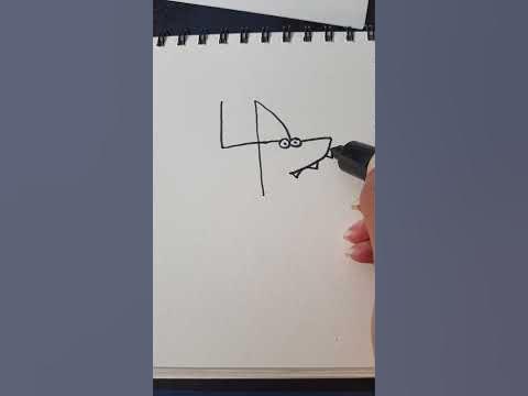 Easy Drawing with numbers | simple drawing ideas for beginners #shorts ...