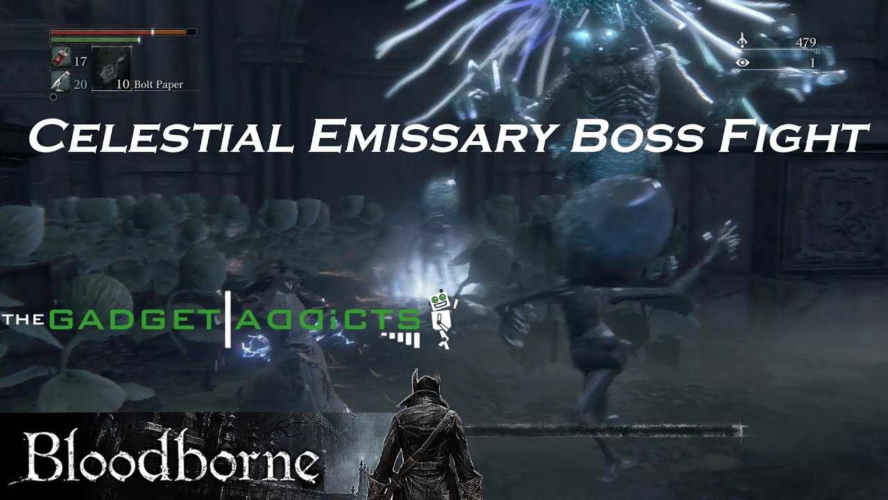 Bloodborne Walkthrough || Celestial Emissary Boss Fight || PlayStation ...
