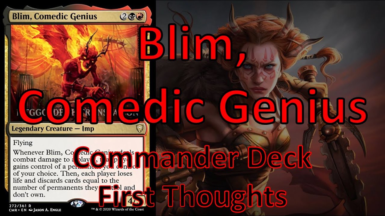 Blim, Comedic Genius Commander Deck Tech - YouTube