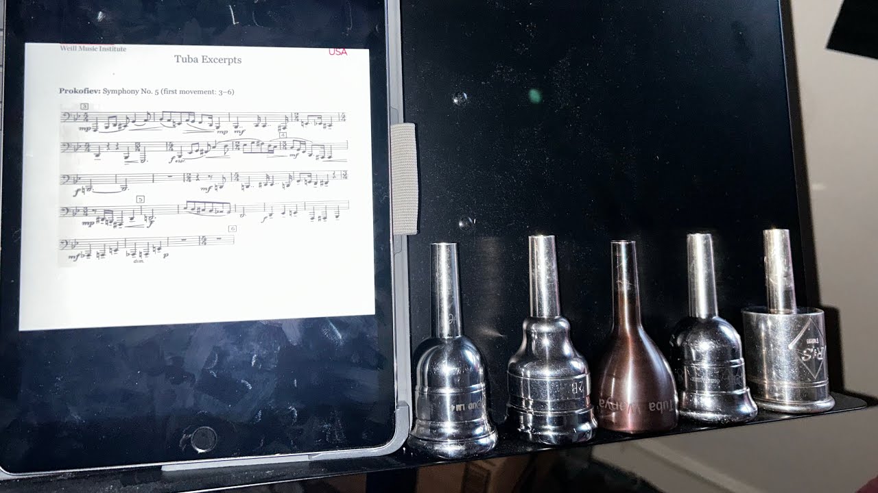 Prokofiev 5th Symphony Tuba Excerpt ( Loud , Houser , Giddings , Mike ...
