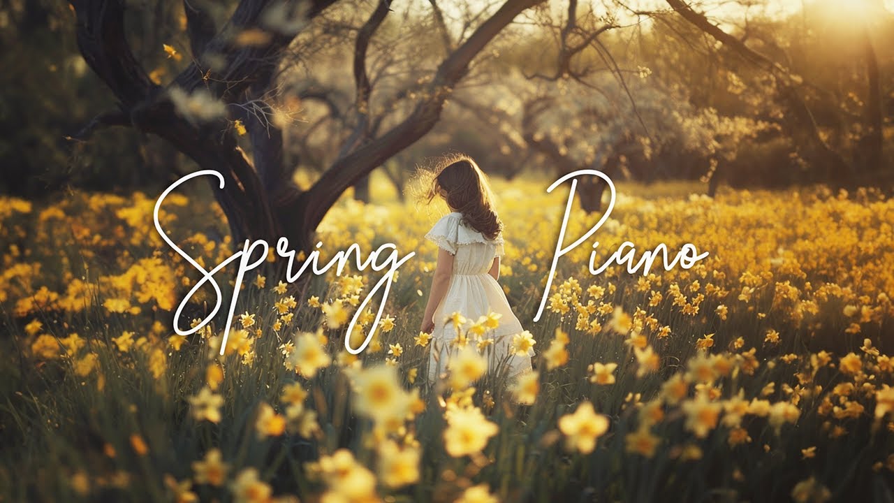 🌿SPRING - Piano [Copyright Free Music] Relaxing, Romantic, Dreamy, Cozy ...