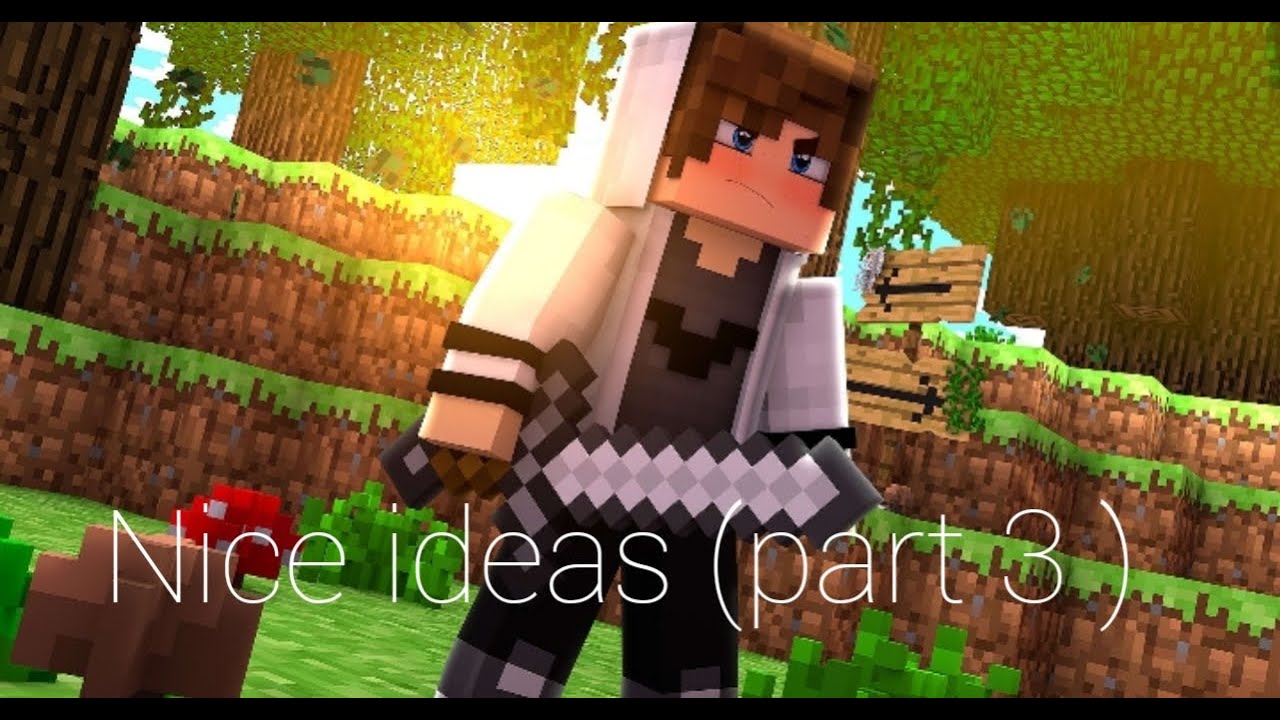 3 nice ideas to do in Minecraft (ep3 ), creative mode! - YouTube