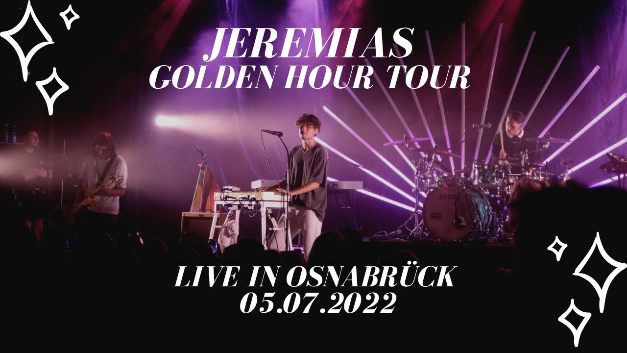 Jeremias live im Rosenhof Osnabrück - Golden Hour Tour 2022 - YouTube