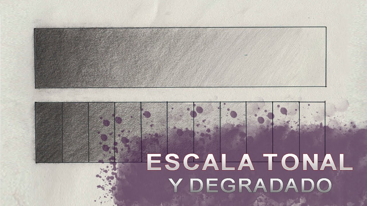 ¿Cómo hacer escalas tonales y degradados en ilustración? - YouTube
