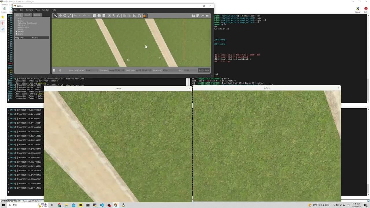 ros gazebo px4 simulation - multi uavs - YouTube